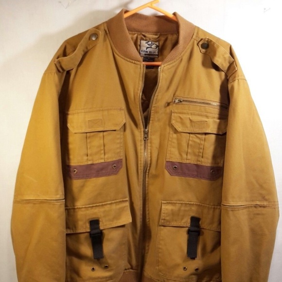 Raw Blue | Jackets & Coats | Raw Blue Nu Realms Mens Jacket Brown Duck ...